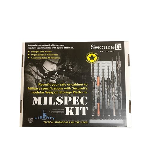 SecureIt MilSpec Kit Liberty Accessories West Coast Safes