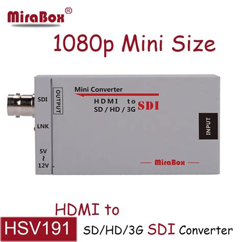 Hdmi To Bnc Converter Portable Mini G Hdmi To Sdi Converter Adapter Full Hd P To Bnc Sd Hd