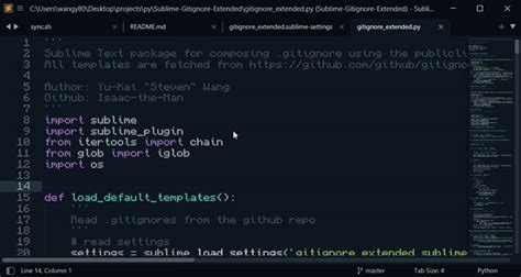 Gitignore Extended Packages Package Control