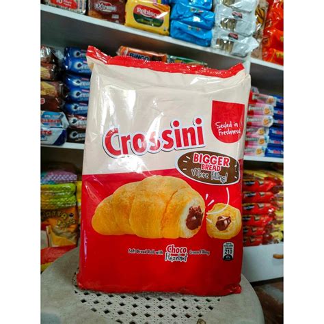 Crossini Choco Hazelnut Bavarian Cream Soft Bread Roll 10pcspack