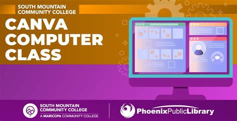 Canva Computer Class South Mountain Community College