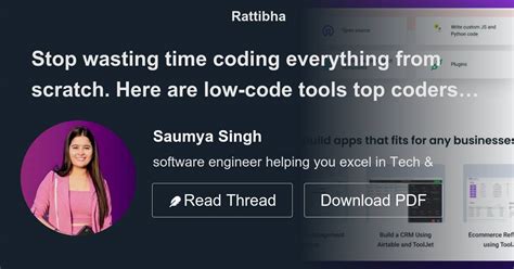 Stop Wasting Time Coding Everything From Scratch Here Are Low Code