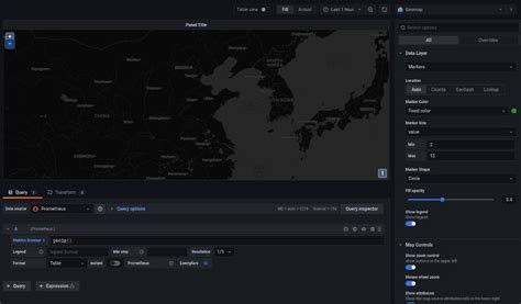 How Can I Provide Data To Geomap From Prometheus Prometheus