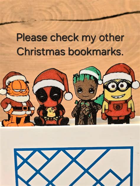 Christmas Eeyore Bookmark 4 Colors By Goomol Diy Makerworld