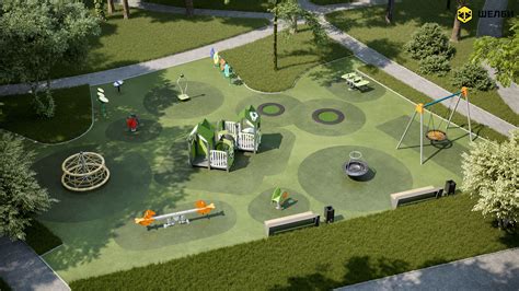 Игровая зона в парке Womens Fashion Shelby