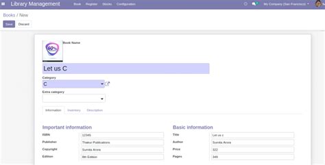Odoo Library Management System Library Management In Odoo