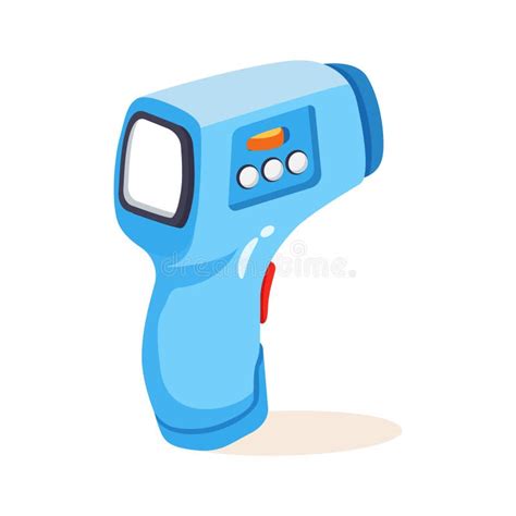 A Digital Thermometer For Contactless Temperature Measurement Stock