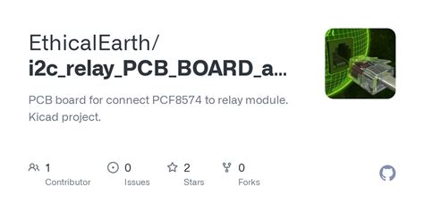 GitHub EthicalEarth I2c Relay PCB BOARD Actual PCB Board For Connect PCF8574 To Relay Module