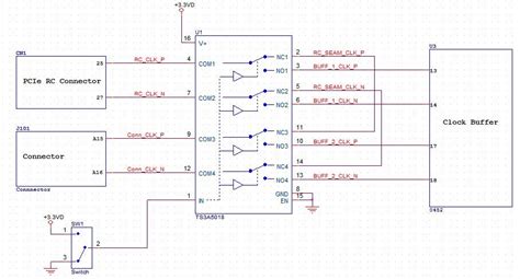 Ts3a5018 Can This Device Be Used For Pcie Reference Clock 100mhz Differential Switches
