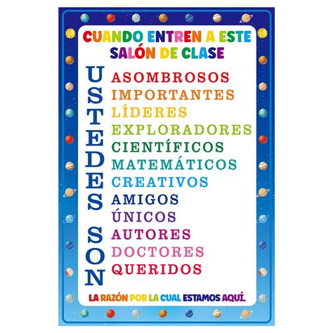 D4dream Spanish Classroom Posters 16 5x11 Spanish Poster For Classroom