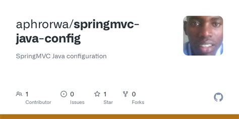Github Aphrorwaspringmvc Java Config Springmvc Java Configuration