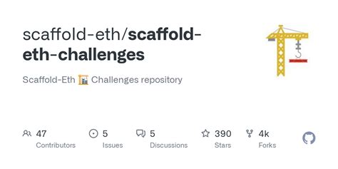 Issues Scaffold Eth Scaffold Eth Challenges GitHub