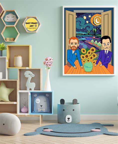 Famous Artists Art Class Decor Van Gogh Art Class Poster Etsy