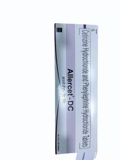 Allercet Dc At Best Price In Gautam Budh Nagar Id 2852102533197
