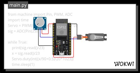 电位器控制舵机 Wokwi Esp32 Stm32 Arduino Simulator 电位器控制舵机 Wokwi Esp32 Stm32 Arduino Simulator