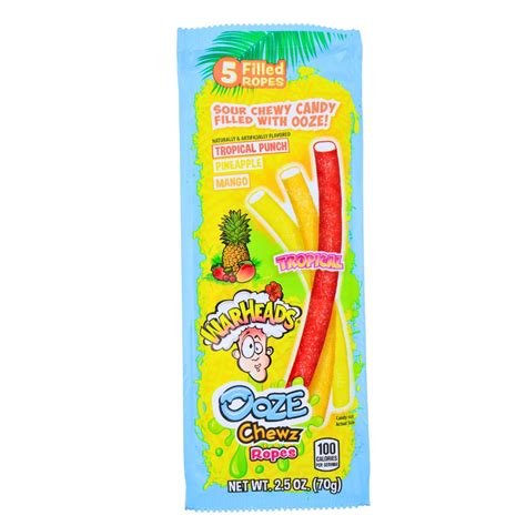 Warheads Ooze Chewz Tropical Ropes Candy Funhouse Us