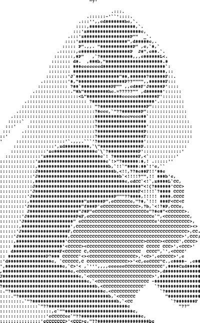 Girl Ascii Art