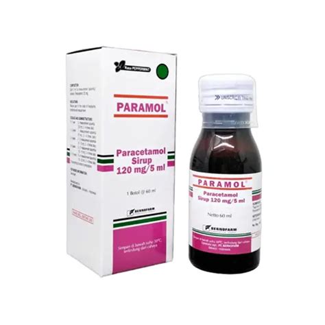 Paramol Sirup 60 Ml Kegunaan Efek Samping Dosis Dan Aturan Pakai
