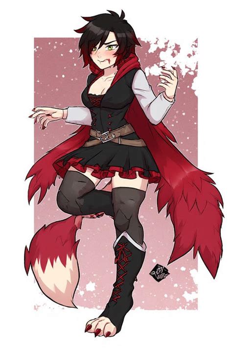 Ruby Rose From Rwby Werewolf Transformation By Shunqterry On Deviantart
