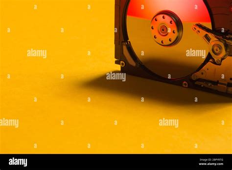 colorful hdd open hard disk drive the concept of data storage data