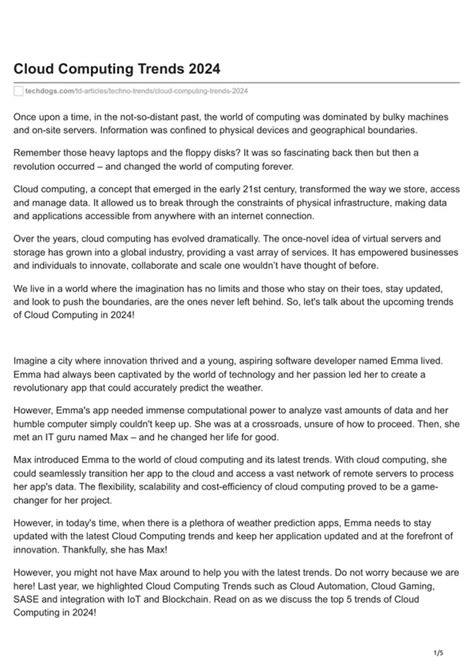 Ppt Cloud Computing Trends 2024 Powerpoint Presentation Id 12880663