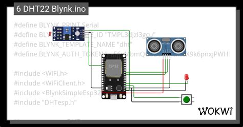 Dht Sensor In Blynk Copy Wokwi Esp32 Stm32 Arduino Simulator