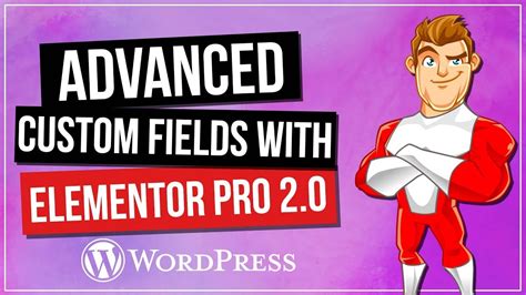 Advanced Custom Fields Acf And Elementor Pro 20 Youtube