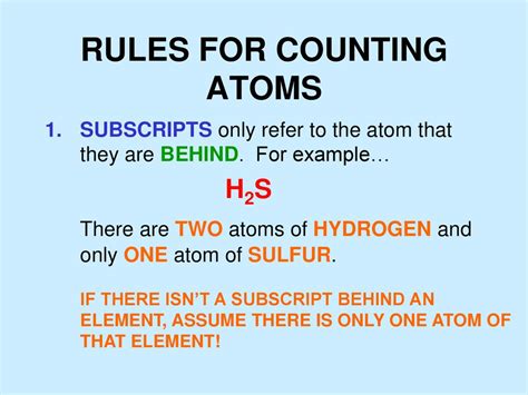 Counting Atoms Ppt Download