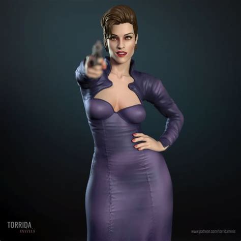 🕵️‍♀️ Xenia Onatopp From Goldeneye・ 3d File For 3d Printing・cults
