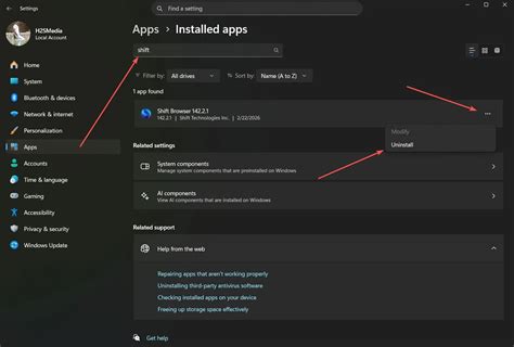 How To Uninstall Shift Browser On Windows 11 — Fix Errors And Stop It