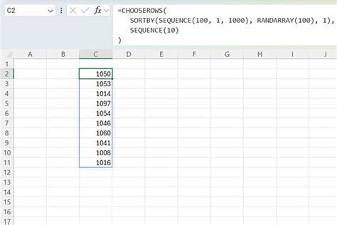 Generate Unique Random Numbers In Excel With Dynamic Arrays