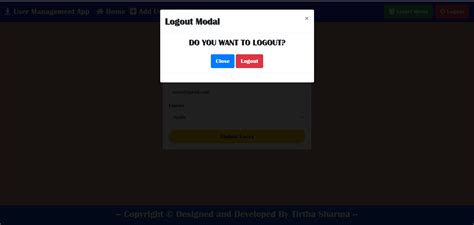 Github Genze121user Management App