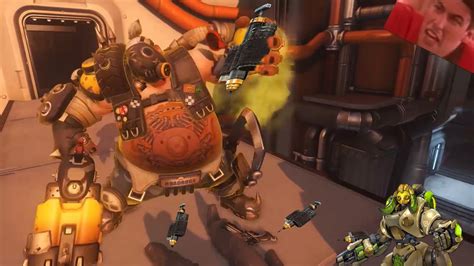 Roadhog Shooting H Overwatch Funny Moments YouTube