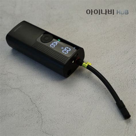 아이나비 에어펌프 자동차 타이어 자전거 무선 공기주입기 파우치 동봉 epi 308 감도 깊은 취향 셀렉트샵 29cm