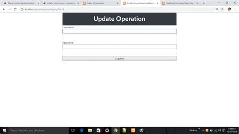 CRUD Operation Project In PHP With Source Code And Report Download Kashipara