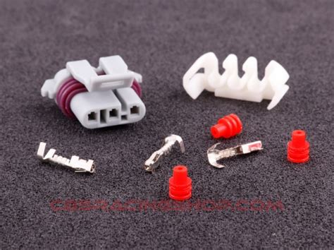 Cbs Racing Shop Connector 3 Way Socket Housing Ls7 Map Sensor Maxxecu