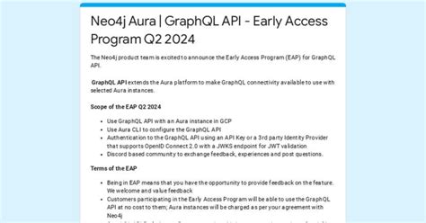 John Kennedy On Linkedin Neo4j Aura Graphql Api Early Access