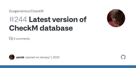 latest version of checkm database · issue 244 · ecogenomics checkm