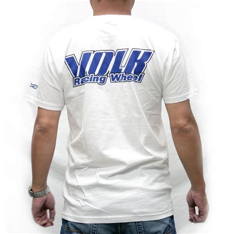 Volk Racing White T Shirt Shop Volk Racing Apparel At
