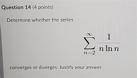 solved question 14 4 ﻿points determine whether the