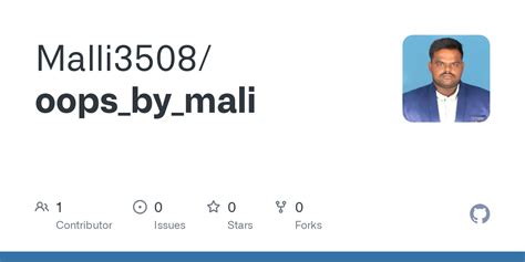 GitHub Malli3508 Oops By Mali