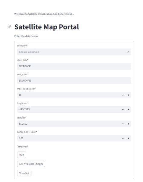 creating a streamlit app for satellite imagery visualization a step by