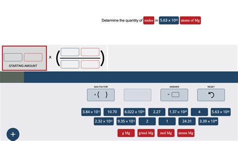 Solved Determine The Quantity Of Moles In Atoms Chegg Com