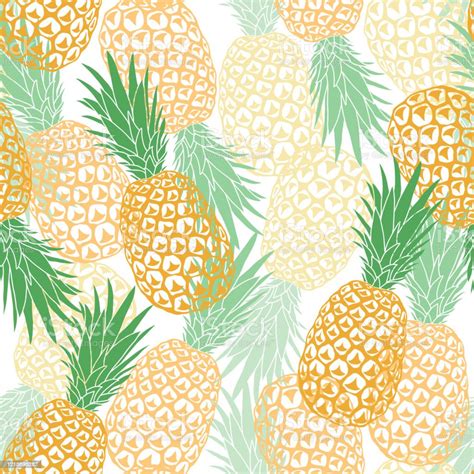 파인애플 벡터 원활한 여름 패턴입니다 여러 층의 맛있는 아름다운 과일 직물 벽지 포장지에 인쇄를위한 디자인 0명에 대한 스톡 벡터 아트 및 기타 이미지 Istock
