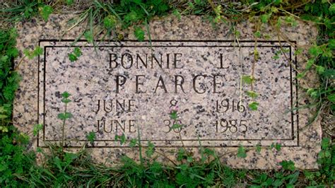 Bonnie Lou Pearce 1916 1985 Memorial Find A Grave