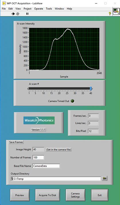 Oct Software Development Kits Oct Spectrometer