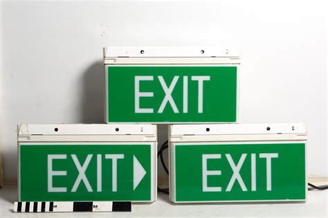 Backlit Exit Sign Propco
