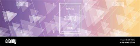 Modern Abstract Geometric Background In Minimalist Style With Triangular Shapes Vector Flat