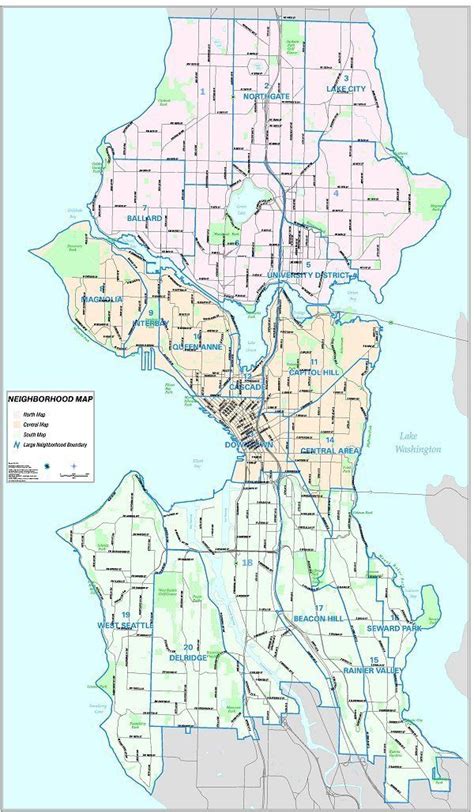 Seattle Neighborhood Map Seattle Artofit