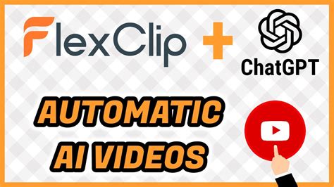 How To Make AUTOMATIC AI VIDEOS With ChatGPT And FlexClip Artificial Intelligence YouTube